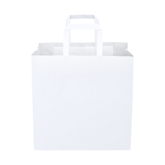 Large White Carrier Bags Online | Greenwich Packaging