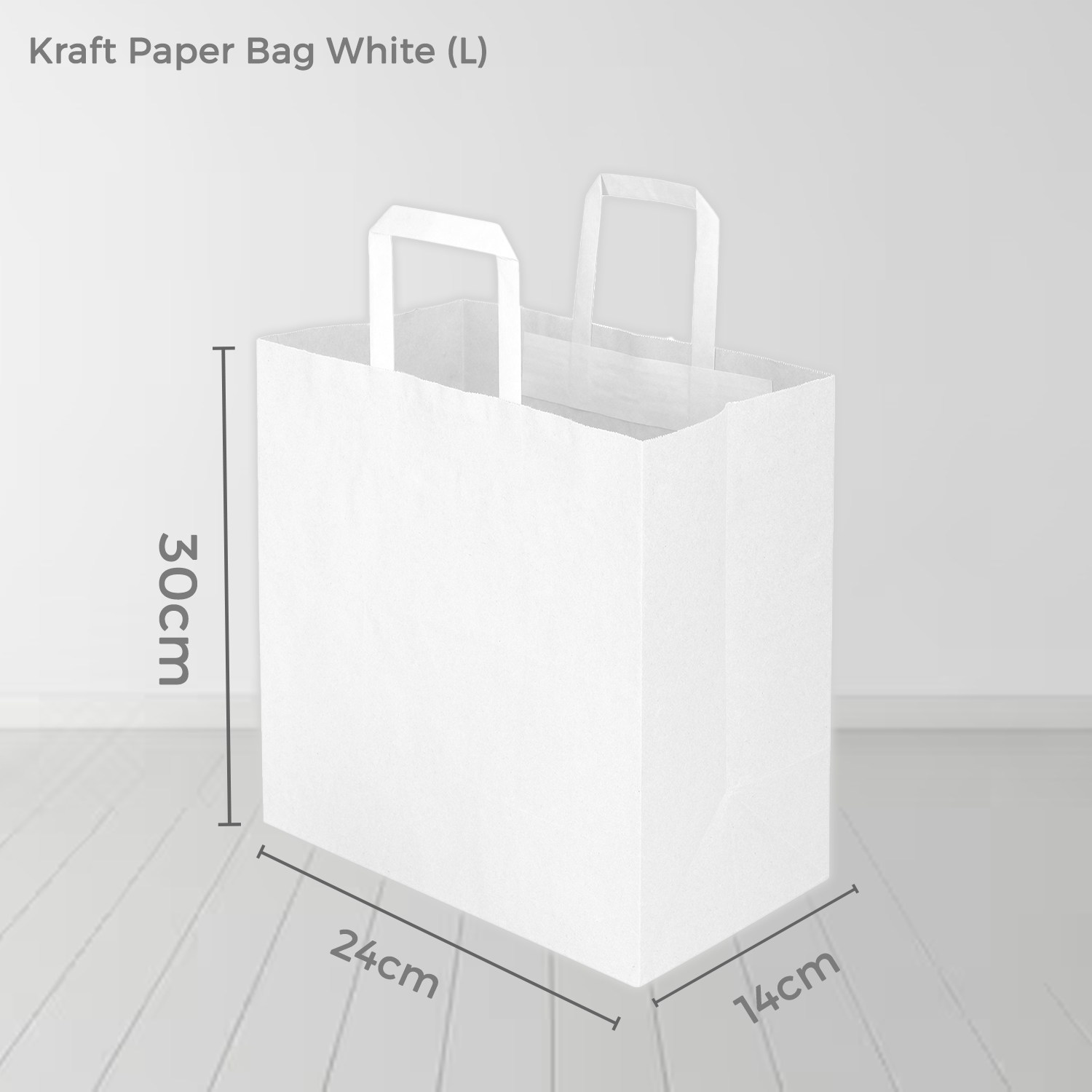 Large White Carrier Bags Online | Greenwich Packaging